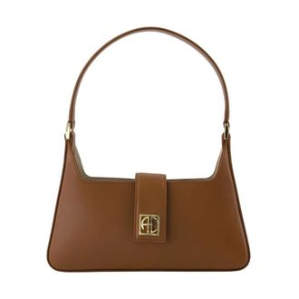 Anine Bing Femme, Sacs, Brun, Taille: ONE Size Leather Shoulder Bag