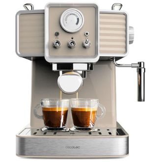 Cecotec Cecotec - Cafeti&egrave;re expresso 1350W - Pression 20 bars - Syst&egrave;me Thermoblock pour pr&eacute;chauffage rapide - Buse vapeur orientable