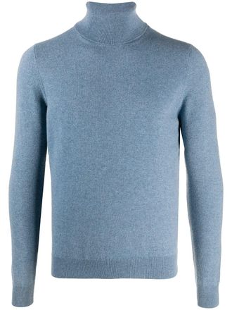 Malo pull &agrave; col roul&eacute; - Bleu
