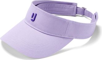 Johnny Urban Visor Cap Damen und Herren Lila - Terry - Sonnenschutz fürs Gesicht - Verstellbare Visier Kopfbedeckung aus Baumwolle - Sommer, Festival, Urlaub