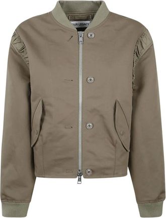 Our Legacy Femme, Vestes, Vert, Taille: 38 FR Frill Bomber