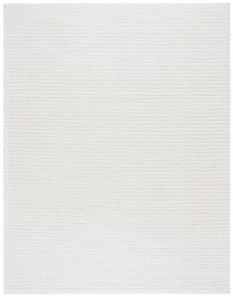 Safavieh Tapis Shag pour Salon, Salle &agrave; Manger, Chambre &agrave; Coucher - Tahoe Shag Collection, Tapis &agrave; Poil Long, Cr&egrave;me, 244 x 305 cm