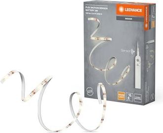 Ledvance FLEX MOTION SENSOR batteriebetriebener LED-Streifen mit warmweißem Licht und Bewegungssensor, 2m, 3.6W, 150lm, 3000K, 830 warmweiß, nicht dimmbar, IP2