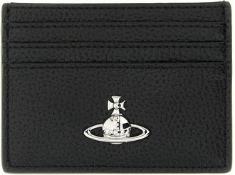 Vivienne Westwood Femme, Accessoires, Noir, Taille: ONE Size Slim Card Holder