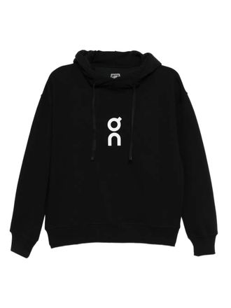 On hoodie Club - BLACK
