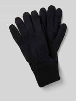 Camel Active Handschuhe mit geripptem Abschluss