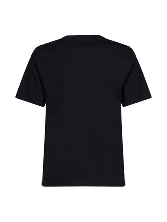 Burberry Womens T-Shirt Ekd Check Black Cotton T-Shirts & Jerseys