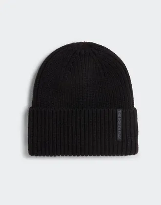 The North Face bonnet en m&eacute;lange de laine en noir tnf