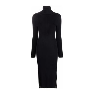 Philosophy di Lorenzo Serafini Langes Strickkleid - - Dresses - Damen - Schwarzk - XS