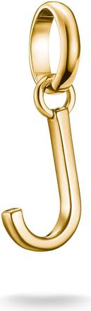 Thomas Sabo Thomas Sabo Charm Club Connect Charm-Anh&auml;nger Buchstabe J 18k Vergoldung Recyceltes 925 Silber CC1216-413-39