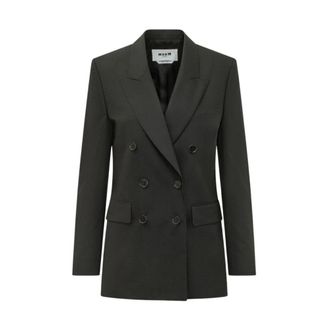 Msgm Blazer - - Jackets - Damen - Schwarzk - M