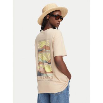 Billabong T-Shirt Sun Phased EBJZT00423 Beige Oversize