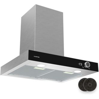 Klarstein Klarstein - AirNova Dunstabzugshaube - 60 cm Wandhaube, 620 m&sup3;/h Luftstrom, a++ Energieeffizienz, LED-Beleuchtung, 49 dB Leise, Umluft & Abluft