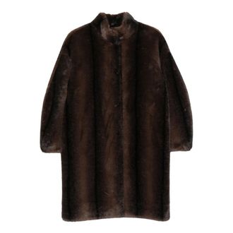 Betta Corradi Kunstpelzmantel - - Jackets - Damen - Braun - S