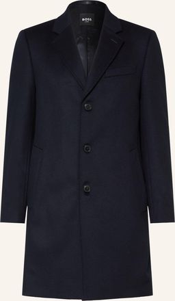 HUGO BOSS Wollmantel Hyde blau