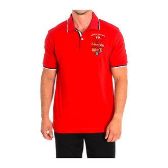 La Martina Kurz&auml;rmeliges Poloshirt - - Tops - Herren - Rot - S