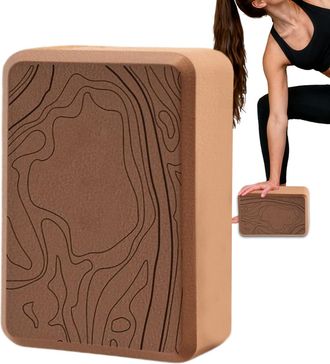 Generico Yoga-Bl&ouml;cke aus Schaumstoff, rutschfest, Dehnbl&ouml;cke, f&uuml;r Frauen, M&auml;nner, Anf&auml;nger, Fitnessstudio, Training, Training zu Hause, Fitness, Tanzen, Pfad