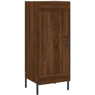 vidaXL Sideboard Braun Eichen-Optik 34,5x34x90 cm Holzwerkstoff Vidaxl