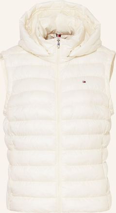 Tommy Hilfiger Steppweste Mit Abnehmbarer Kapuze weiss