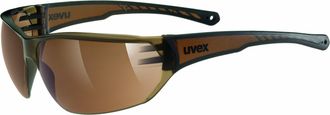 Uvex Unisex - Erwachsene Sonnenbrille Sportstyle 204 Sportbrille, Brown, Einheitsgröße