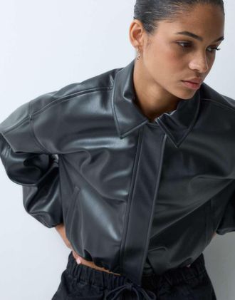 Supr&eacute; rue blouson bomber noir