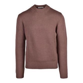 Wool & Co Maglione Girocollo - - Knitwear - Herren - Braun - L