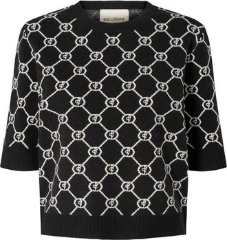 Rue de Femme RUE de Femme, Femme, Pulls, Noir, Taille: 36 FR Tricot &agrave; col rond