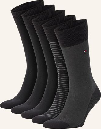 Tommy Hilfiger 5er-Pack Socken Mit Geschenkbox schwarz