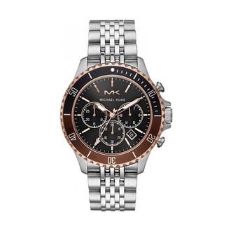 Michael Kors Homme, Accessoires, Gris, Taille: ONE Size Montre Chronographe Bayville