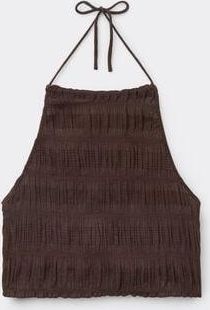 Calzedonia Oberteil Mit Volants Braun