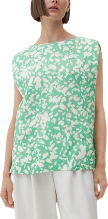 s.Oliver Black Label Womens 2126939 Blusentop, gr&uuml;n|Mehrfarbig 73A0, 42
