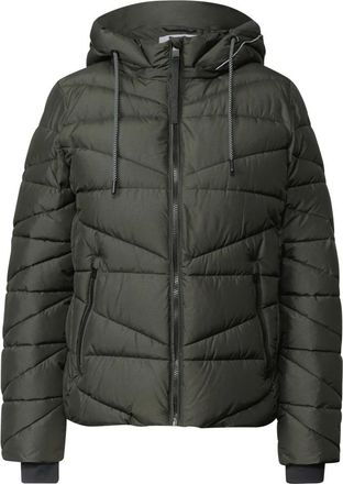 Cecil TOS Sportive Padded Jacket - - Jackets - Damen - Gr&uuml;n - S