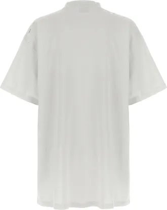 Balenciaga Liquefied Logo Print T-Shirt - White