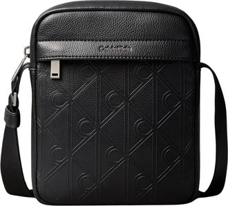Calvin Klein Homme, Sacs, Noir, Taille: ONE Size Emblem AOP Deboss Reporter