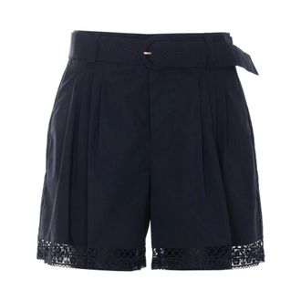 Twinset Damen, Shorts, Schwarzk, LGr&ouml;&szlig;e