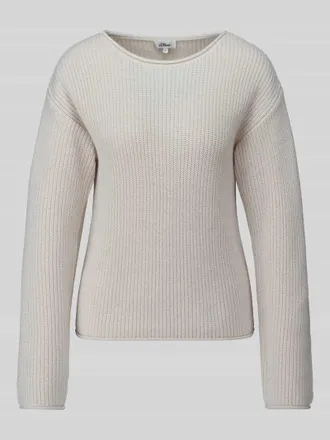 s.Oliver Red Label Relaxed Fit Strickpullover aus Baumwoll-Mix