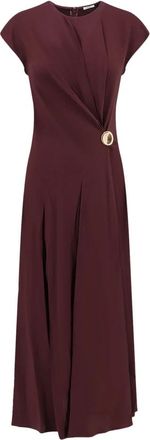 Joseph Taipan Crepe Kleid - - Dresses - Damen - Braun - 2XS