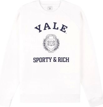 Sporty & Rich Femme, Sweatshirts et sweats &agrave; capuche, Blanc, Taille: 36 FR SweaT-shirt