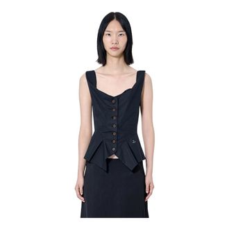 Vivienne Westwood Monday Vest - - Blouses & Shirts - Damen - Schwarzk - S