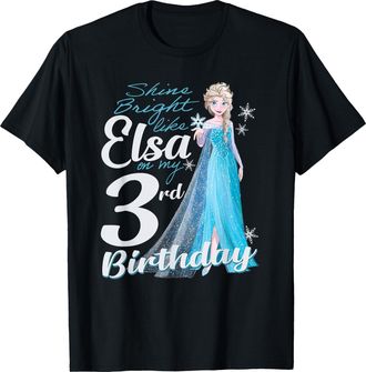 Disney Frozen Bright Like Elsa 3rd Birthday T-Shirt