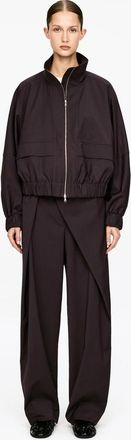 Arket Rei&szlig;verschlussjacke -Braun