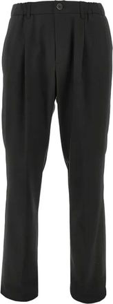Herno Homme, Pantalons, Noir, Taille: M Pantalon &agrave; Pinces