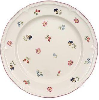 Villeroy & Boch Petite Fleur Speiseteller, Premium Porzellan, Rot