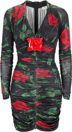 Blumarine Abito Jersey Stamp - - Dresses - Damen - Mehrfarbig - S