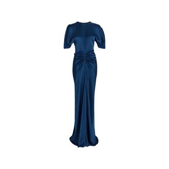 Victoria Beckham Isabella Gown - - Dresses - Damen - Blau - 2XS