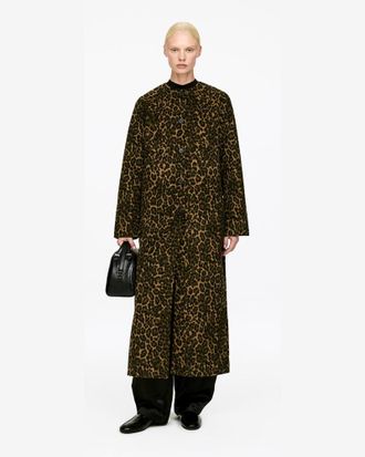 Arket Doubleface-Mantel Aus Wollmischung -Beige