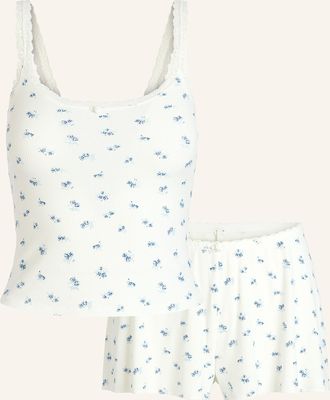 SKIMS Skims Lounge-Set Soft Lounge Lace blau