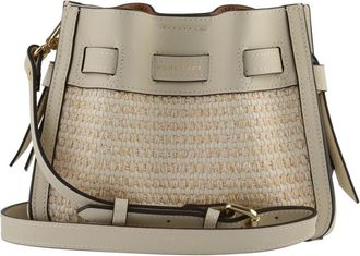 Pourchet Femme, Sacs, Beige, Taille: ONE Size Blossom Tress&eacute; Bucket Bag