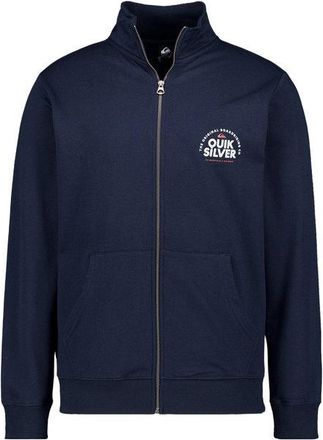 Quiksilver Herren Sweatjacke blau Baumwolle unifarben