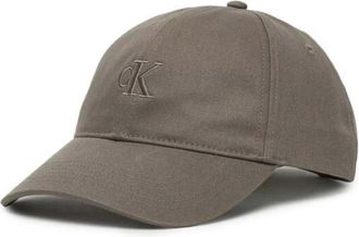 Calvin Klein Compact Monogram Baseball Cap - - Accessories - Herren - Grau - ONE SIZE